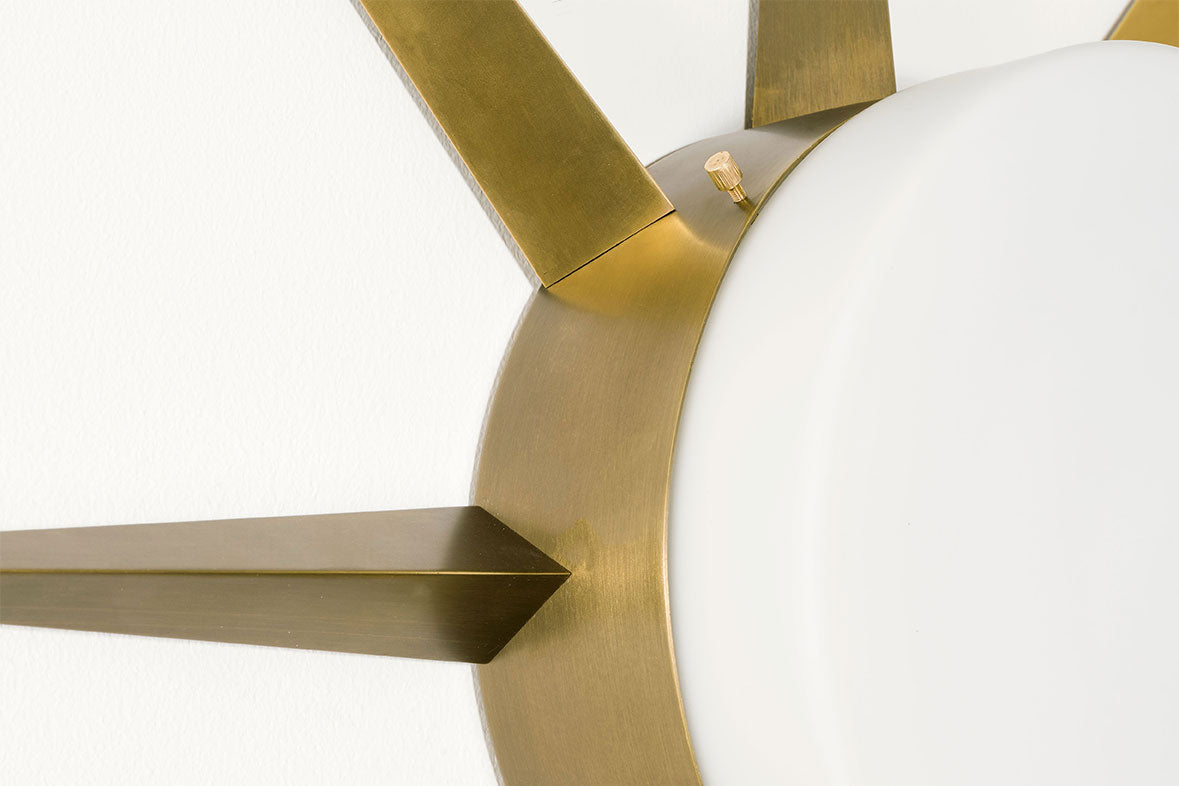 SOLARE Collection - Exclusive Button Wall / Ceiling Sun Shaped Lamp ...