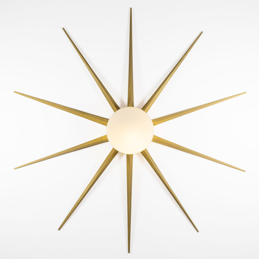 SOLARE Collection - Exclusive Button Wall / Ceiling Sun Shaped Lamp ...